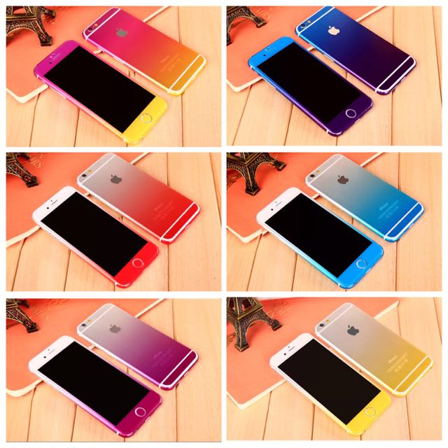 Rainbow Colourful Pastel Gradient Coloured Screen Protector, Mobile ...