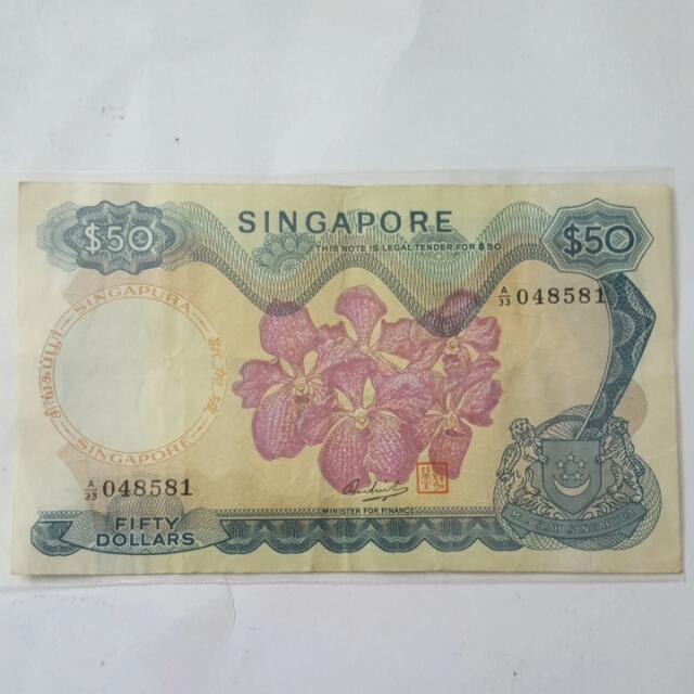 Singapore Orchid Note, Hobbies & Toys, Memorabilia & Collectibles ...