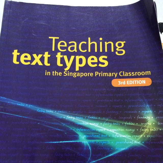 Teaching Text Types In The Singapore Primary Classroom, Hobbies & Toys ...