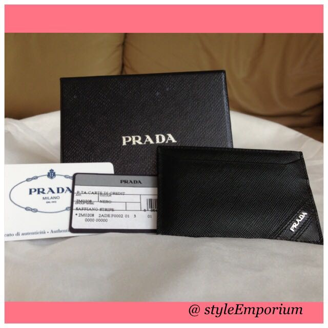 *Authentic* Prada Cardholder, Luxury, Bags & Wallets on Carousell