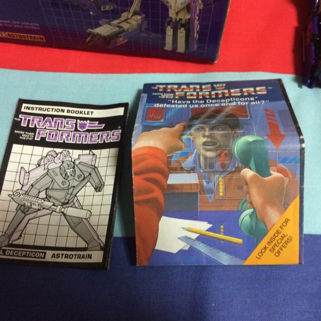 G1 Transformer Astrotrain 100% Complete In Box With Instructions ...