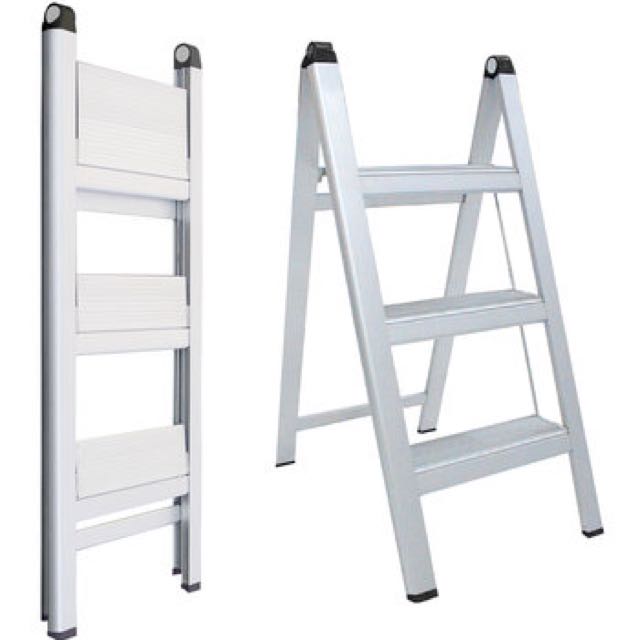Indalex Domestic Slimline Ladder 3 Steps (TS-80), Furniture & Home ...