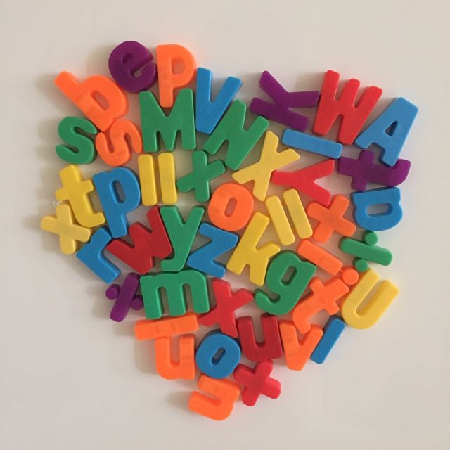 Brand New Alphabets Magnets Whiteboard Design Typography Colourful Wall ...