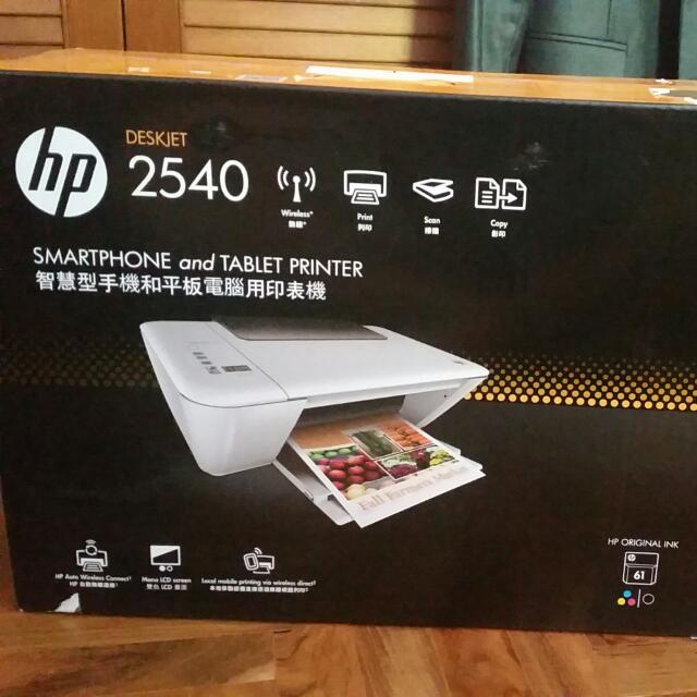HP Deskjet 2540 PRINTER, Computers & Tech, Parts & Accessories ...