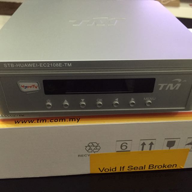 HyppTV IPTV TM Unifi STB-HuaWei-EC2108E-TM, TV & Home Appliances, TV ...