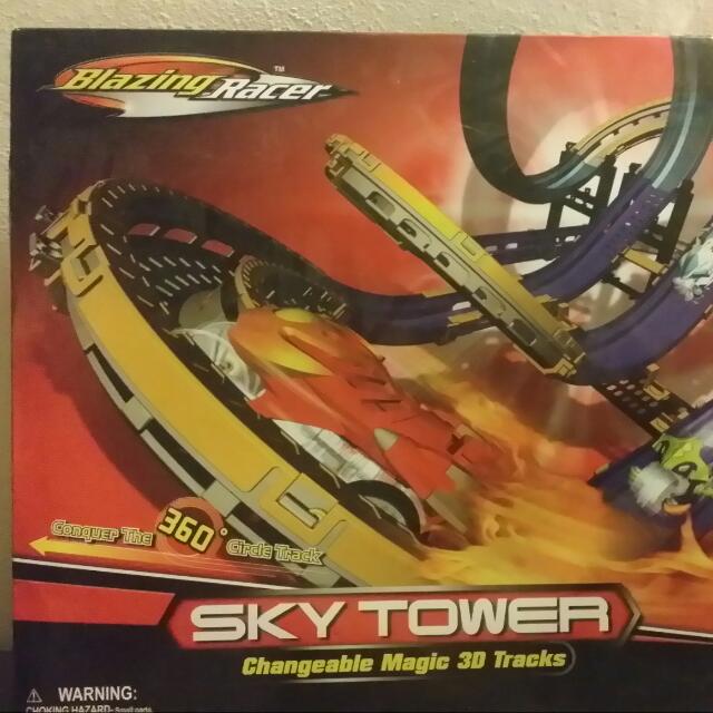 New Sky Tower. Track. Cars., Hobbies & Toys, Toys & Games on Carousell