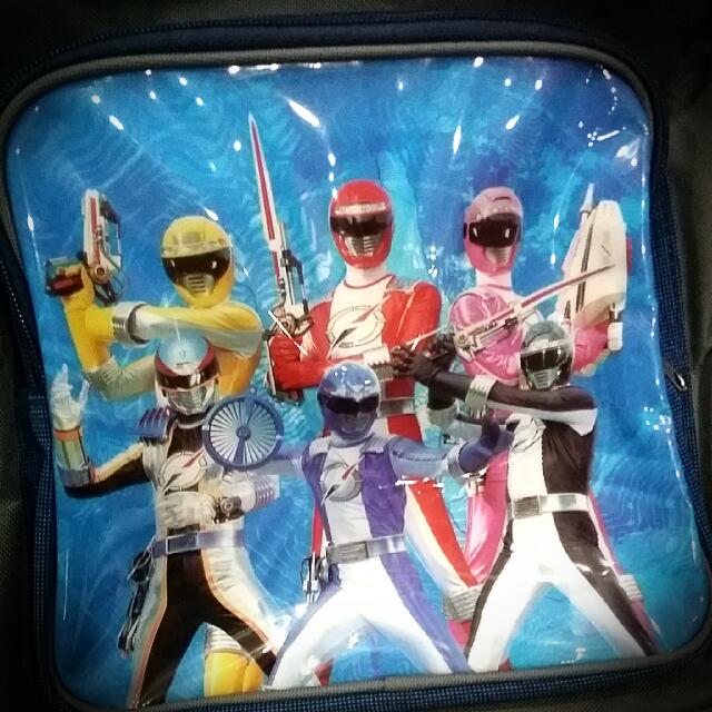 POWER RANGERS BACKPACK WITH TROLLEY, Babies & Kids, Going Out, Diaper ...