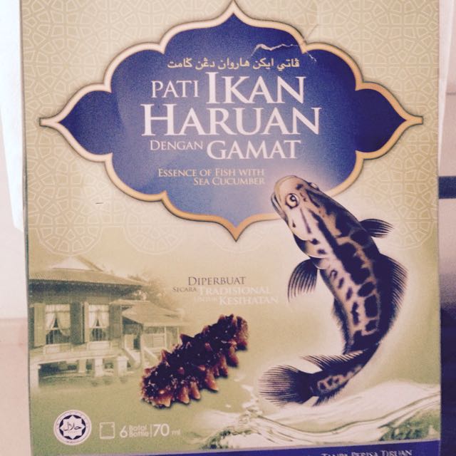 Parti Ikan haruan Dengan gamat - Essence Of Fish With Sea Cucumber ...