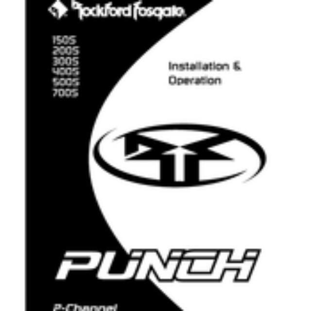 ROCKFORD FOSGATE PUNCH 200X2 TRANS ANA COMPETITION 500W AMP, Cars on ...