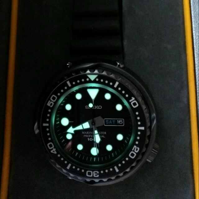 Limited Seiko Prospex SBBN013 Marine Master Darth Tuna, Luxury on Carousell