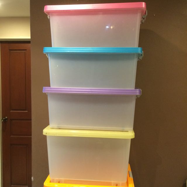 Toyogo Plastic Storage Containers, Furniture & Home Living, Home ...