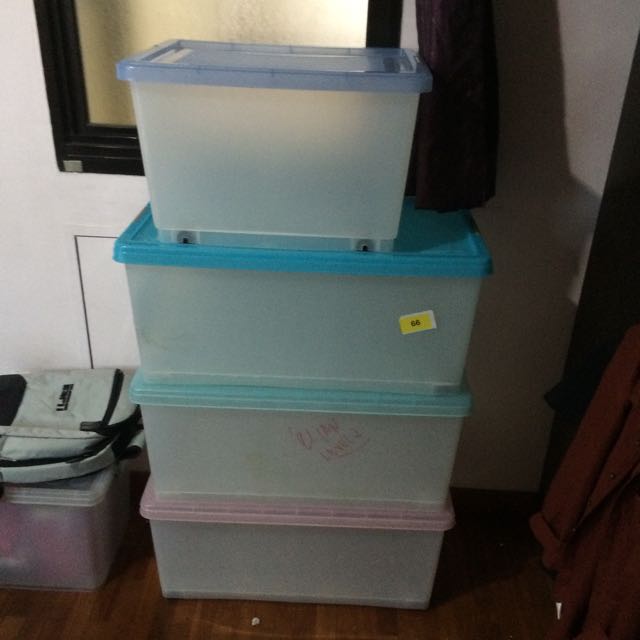Toyogo Plastic Storage Containers, Furniture & Home Living, Home ...