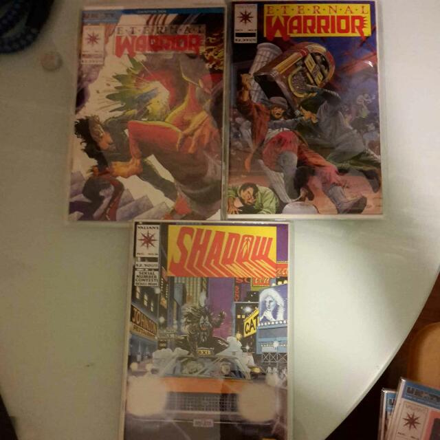 Valiant Shawdowman #16, External Warrior #2 #3 Comics, Video Gaming ...