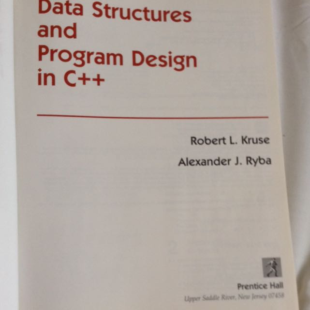 Data Structures And Program Design In C Hobbies And Toys Books And Magazines Textbooks On Carousell