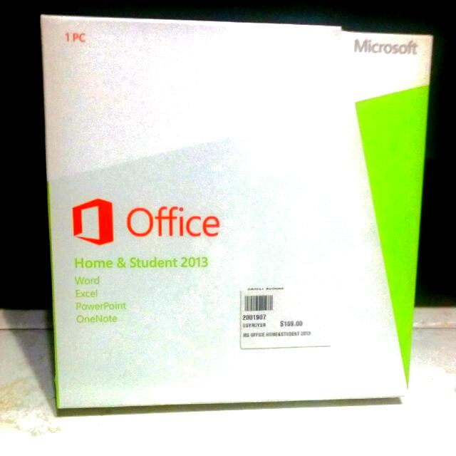 Microsoft Office Home & Student 2013, Computers & Tech, Parts ...