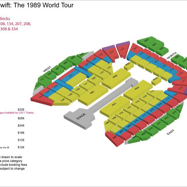 Taylor Swift The 1989 World Tour (2 Tickets), Tickets & Vouchers, Event ...