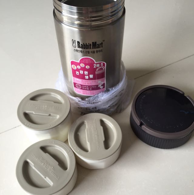 BNIB RabbitMart Vacuum Jar, Babies & Kids, Nursing & Feeding, Weaning ...