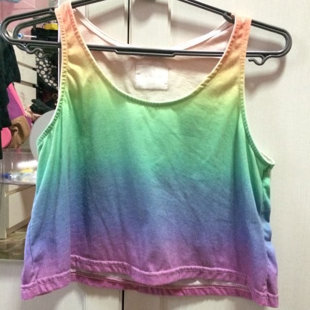 Rainbow Tank, Women's Fashion, Tops, Other Tops on Carousell