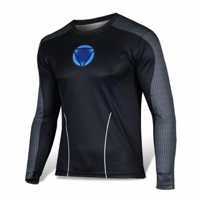 -RESTOCKED- Tony Stark Compression Dry-fit Marvel DC Superheroes, Men's ...
