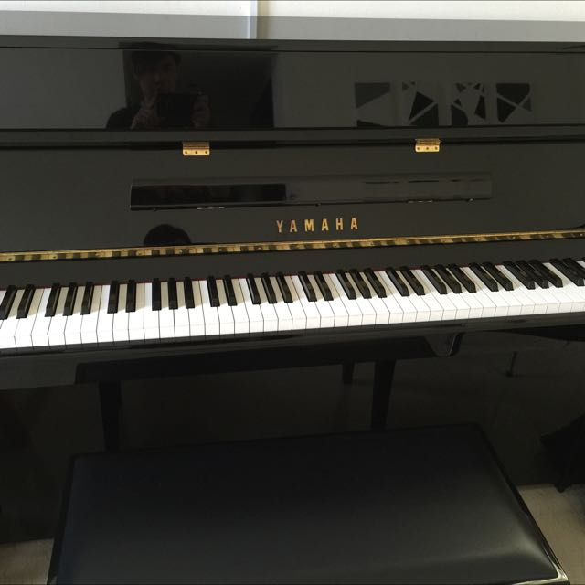 Yamaha M112 Upright Acoustic Piano, Hobbies & Toys, Music & Media, Music Accessories on Carousell