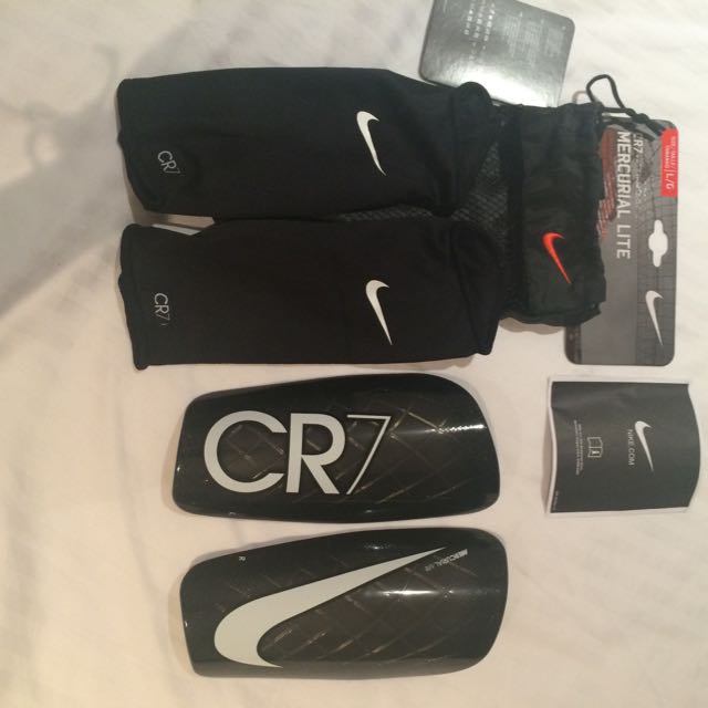 CR7/Neymar Mercurial Lite Shinpad, Sports Equipment, Sports & Games ...