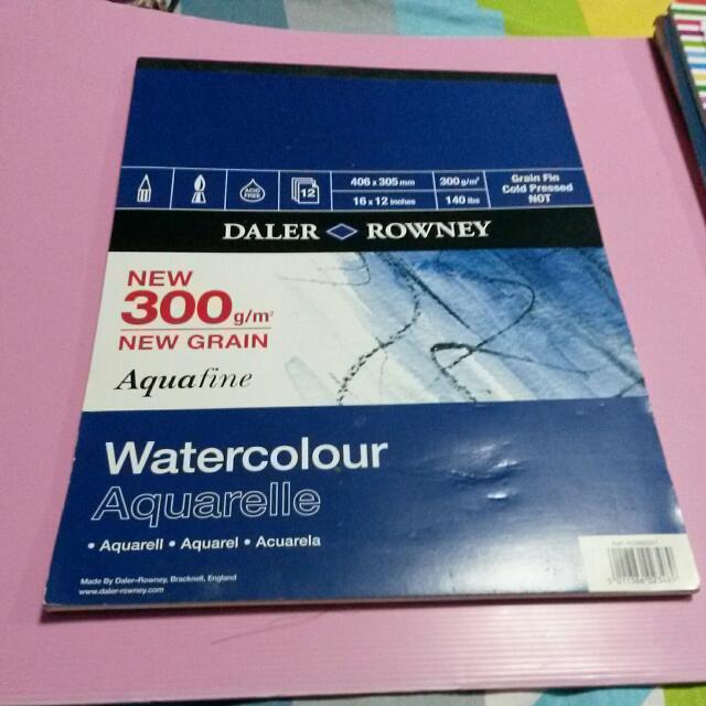 Daler Rowney Watercolour Paper, Hobbies & Toys, Stationery & Craft ...