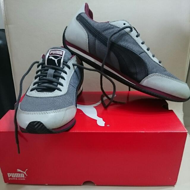 Puma Rio Racer M (gray/black/team burgundy), Men's Fashion, Activewear ...