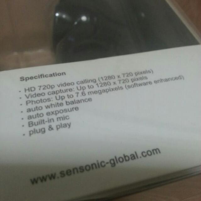 Sensonic Vc3000 Webcam, Computers & Tech, Parts & Accessories, Networking on Carousell