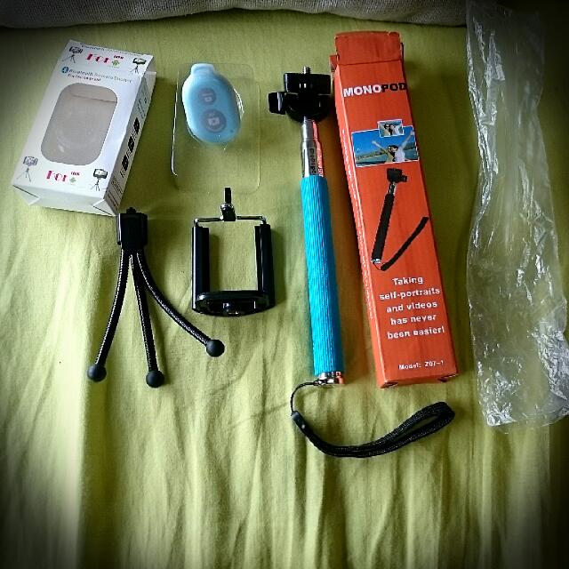 Full Set Selfie Stick, Photography, Photography Accessories, Tripods ...