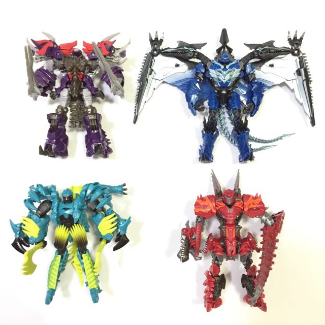 Transformers Dinobots Slug Strafe Slash Scorn, Hobbies & Toys, Toys ...