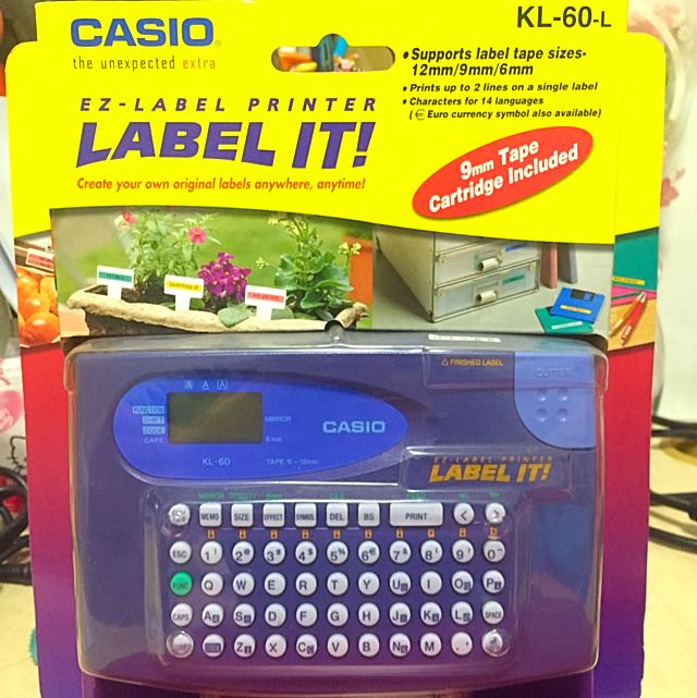 CASIO EZ Label Printer, Hobbies & Toys, Books & Magazines, Textbooks on ...