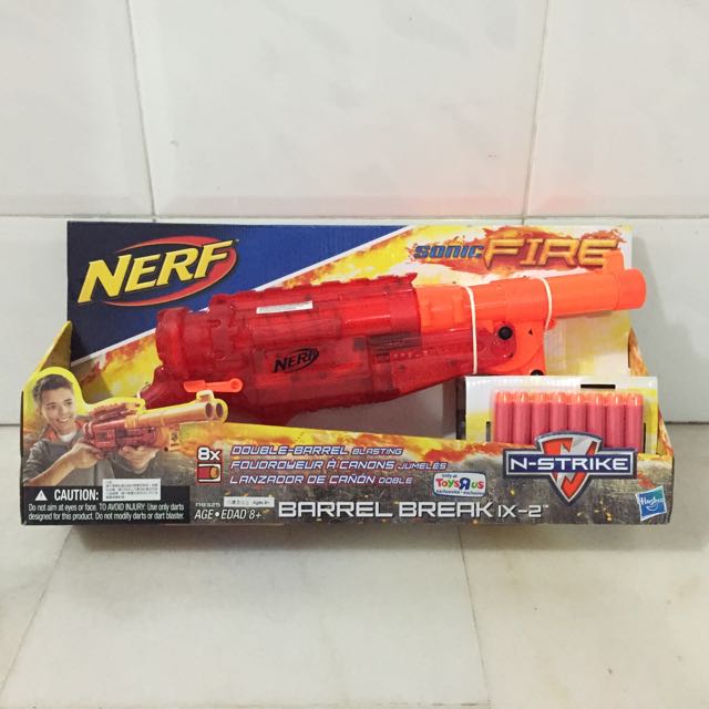 Nerf N-Strike Barrel Break IX-2 Sonic Fire Series, Hobbies & Toys, Toys & Games on Carousell