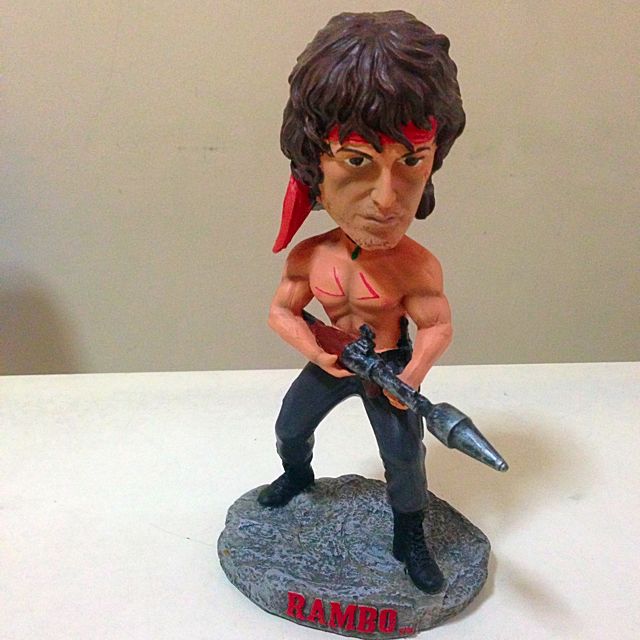 Rambo Bobble Head, Hobbies & Toys, Toys & Games on Carousell