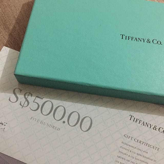 $500 Tiffany & Co. Gift Certificate, Women's Fashion, Watches ...