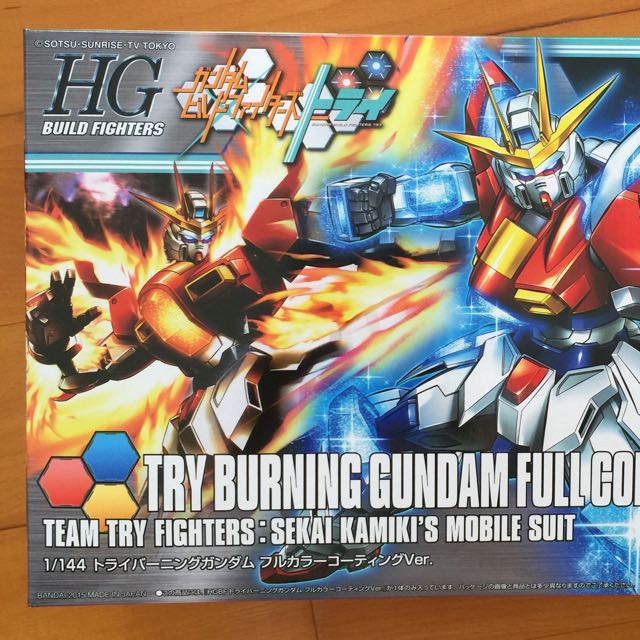 HGBF 1/144 TRY BURNING GUNDAM FULL COLOR COATING Ver, Hobbies & Toys ...