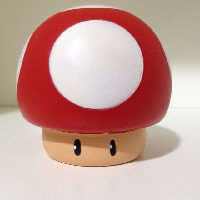 SUPER MARIO SUPER MUSHROOM COIN BANK / PIGGY BANK, Hobbies & Toys, Toys ...