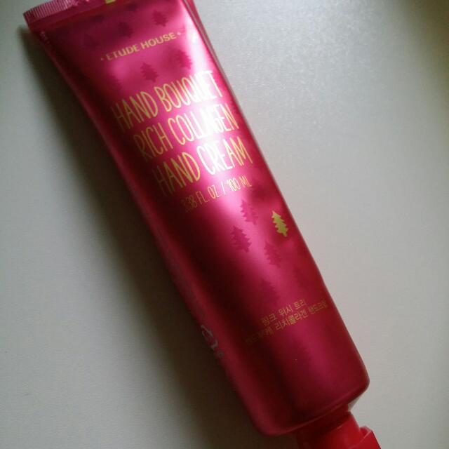 BNIB Etude House Hand Bouquet Rich Collagen Hand Cream (Limited Edition ...