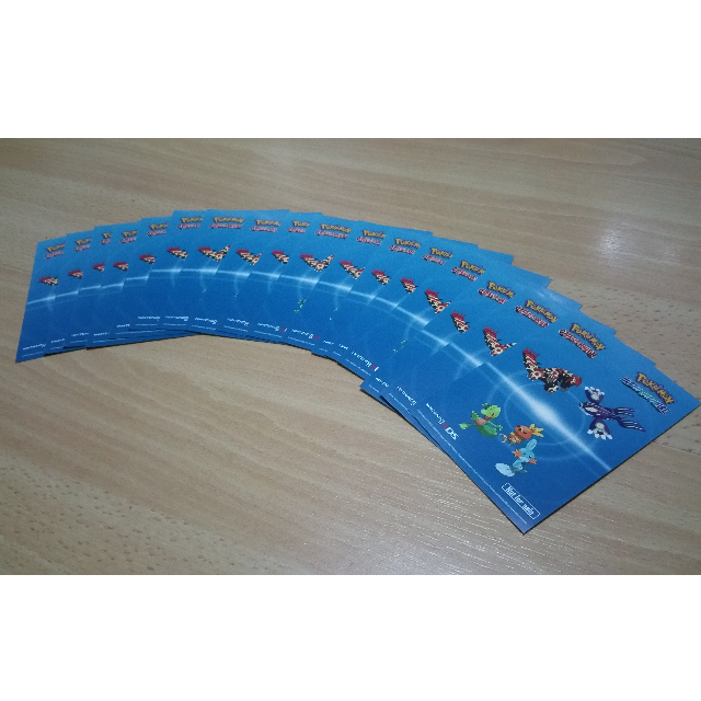 Pokemon Omega Ruby & Alpha Sapphire Stickers (Limited Edition), Hobbies ...