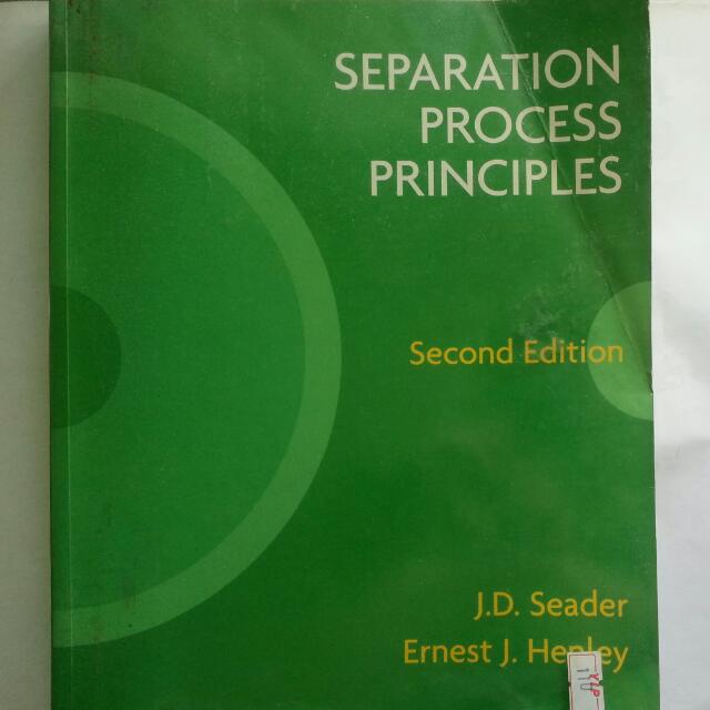 Separation Process Principles, Hobbies & Toys, Books & Magazines ...
