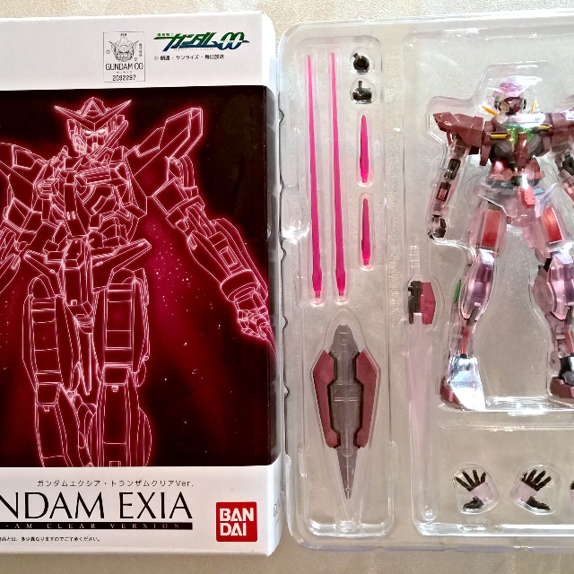 Tamashi Web Shop Exclusive: Robot Spirits Gundam Exia Trans Am (Clear ...