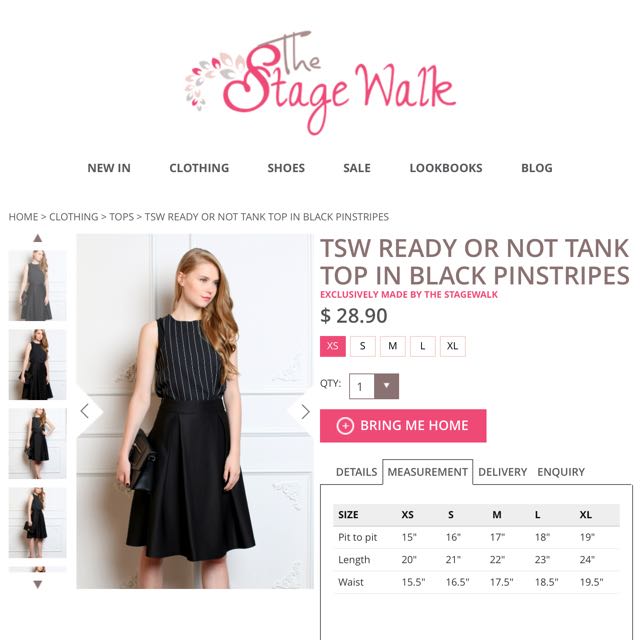 The Stage Walk Top TSW XL, Women's Fashion, Tops, Sleeveless on Carousell