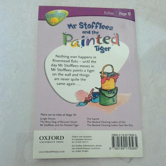 Tree Tops Mr Stofflees And The Painted Tiger By Robin Mellor, Hobbies ...