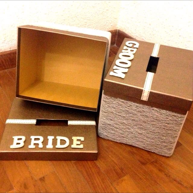 Wedding Ang Pow Box, Furniture & Home Living, Home Improvement ...