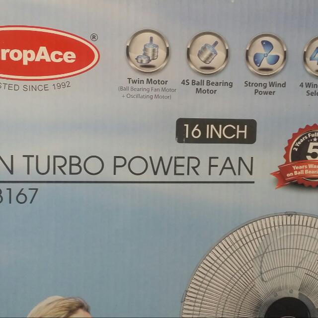 Europace Brand New Powerfan 16 Inch., Furniture & Home Living, Lighting ...