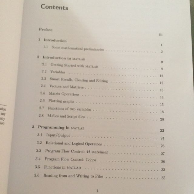 Numerical Mathematics With Matlab Hobbies And Toys Books And Magazines