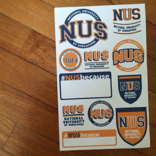 NUS Sticker Set, Hobbies & Toys, Books & Magazines, Textbooks on Carousell
