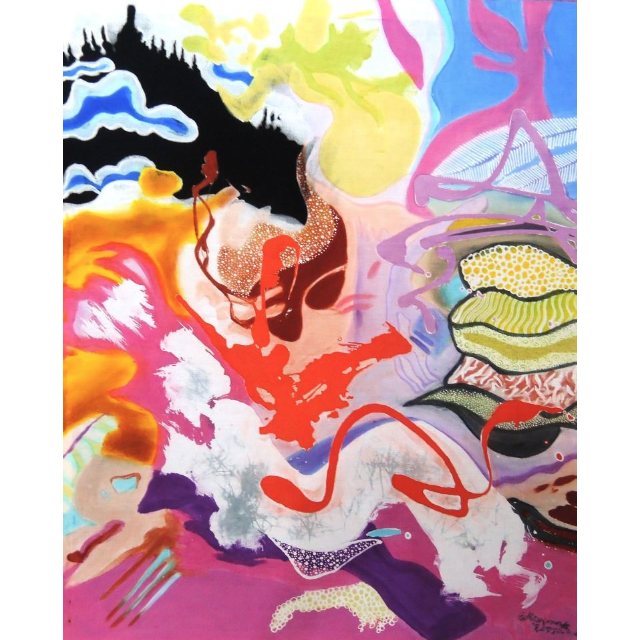 Batik Painting - Abstract, Hobbies & Toys, Stationery & Craft, Art ...