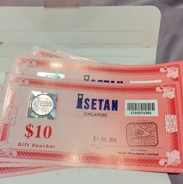 Isetan voucher, Tickets & Vouchers, Vouchers on Carousell
