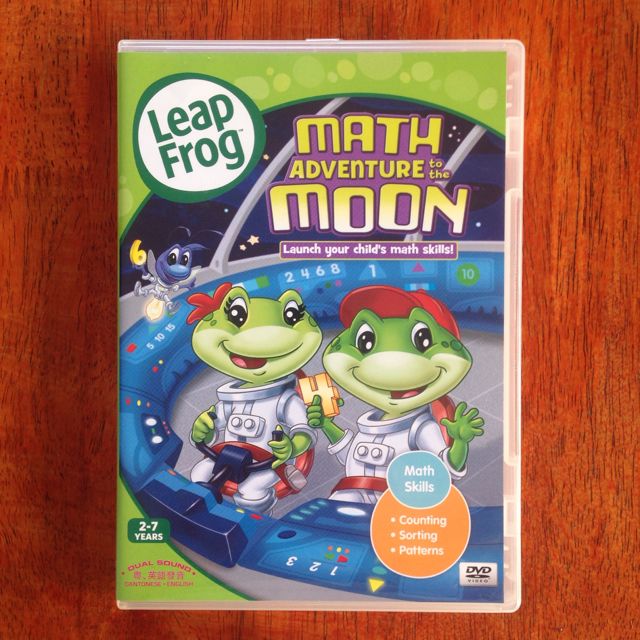 (Reserved) LeapFrog Math Adventure To The Moon DVD, Hobbies & Toys ...