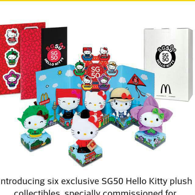 SG50 Hello Kitty Complete Set (Sealed), Everything Else on Carousell